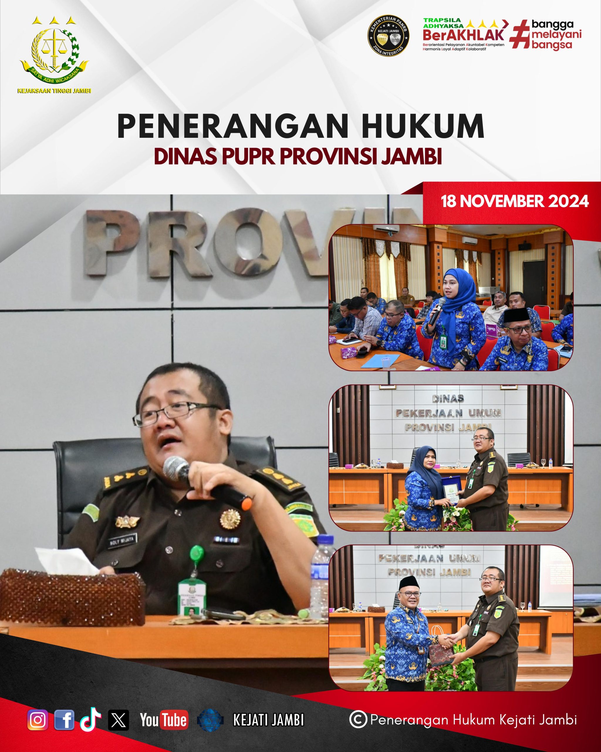 Kejaksaan Tinggi Jambi Memberikan Penyuluhan dan Penerangan Hukum ...