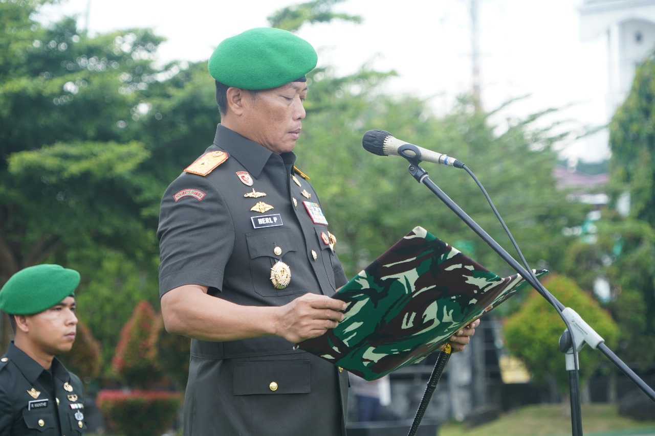 Korem 042/Gapu Gelar Upacara Hari Juang TNI AD 2024: Bukti Sinergi Bersama Rakyat - Jurnal 1 Jambi