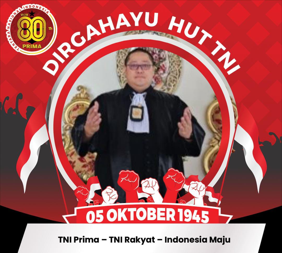 Ketua Umum OA Feradi WPI Adv. Donny Andretti Ucapkan Selamat HUT TNI ke ...